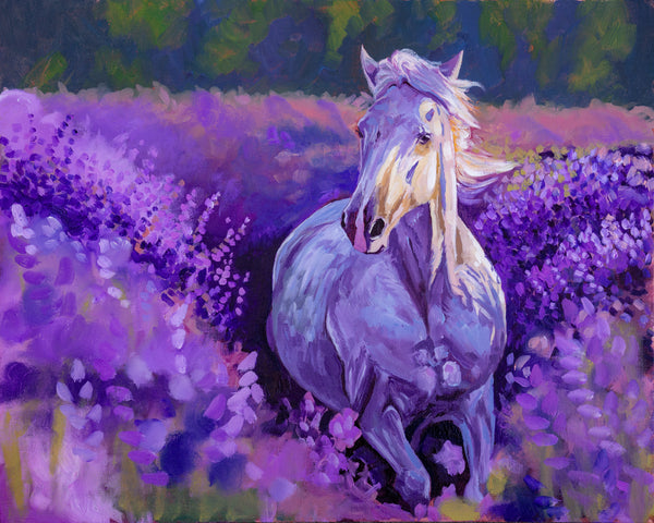 Lilac Fields Original – Makenna Burton Studio